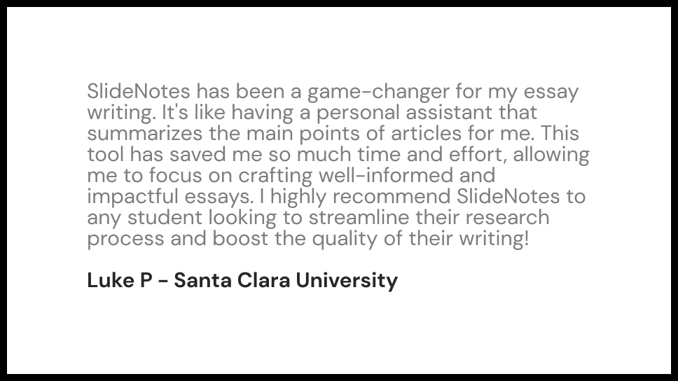 SlideNotes - Transform presentations into readable notes