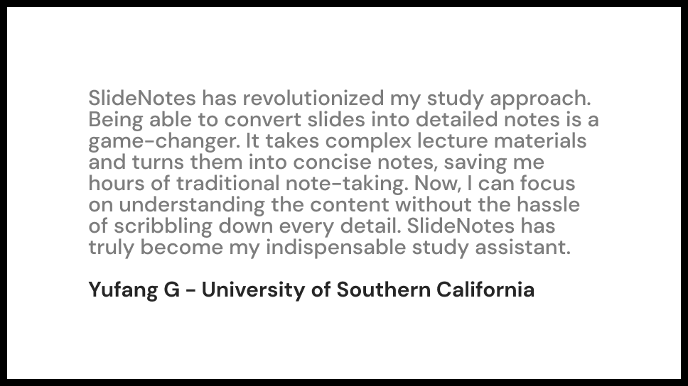 SlideNotes - Transform presentations into readable notes